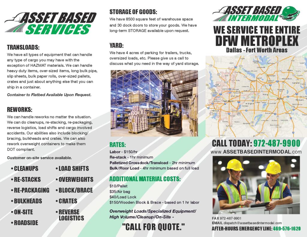 Mobile Transload, Reworks & Container Rework Services - Asset Based ...